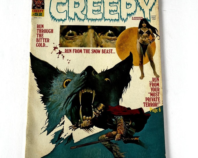 Creepy Magazine Issue No. 52 April 1973 Warren Horror Publication - Etsy