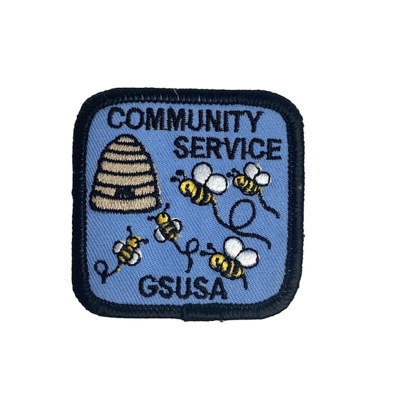 Girl Scouts Community Service Hand Patch Patches | GSCTX