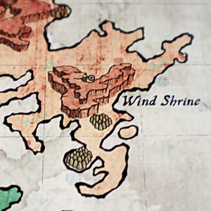 Map of Gaia From Final Fantasy IX World Map Final Fantasy | Etsy UK