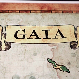 Map of Gaia From Final Fantasy VII World Map Final Fantasy - Etsy