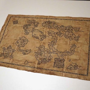 Map of the World of Ruin From Final Fantasy 6, FF6, FFVI - 11x17 or ...