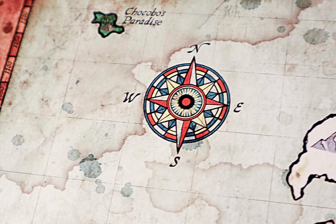 Map of Gaia From Final Fantasy IX World Map Final Fantasy | Etsy UK