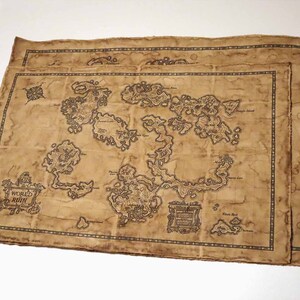 Map of the World of Ruin From Final Fantasy 6, FF6, FFVI - Large and XL ...