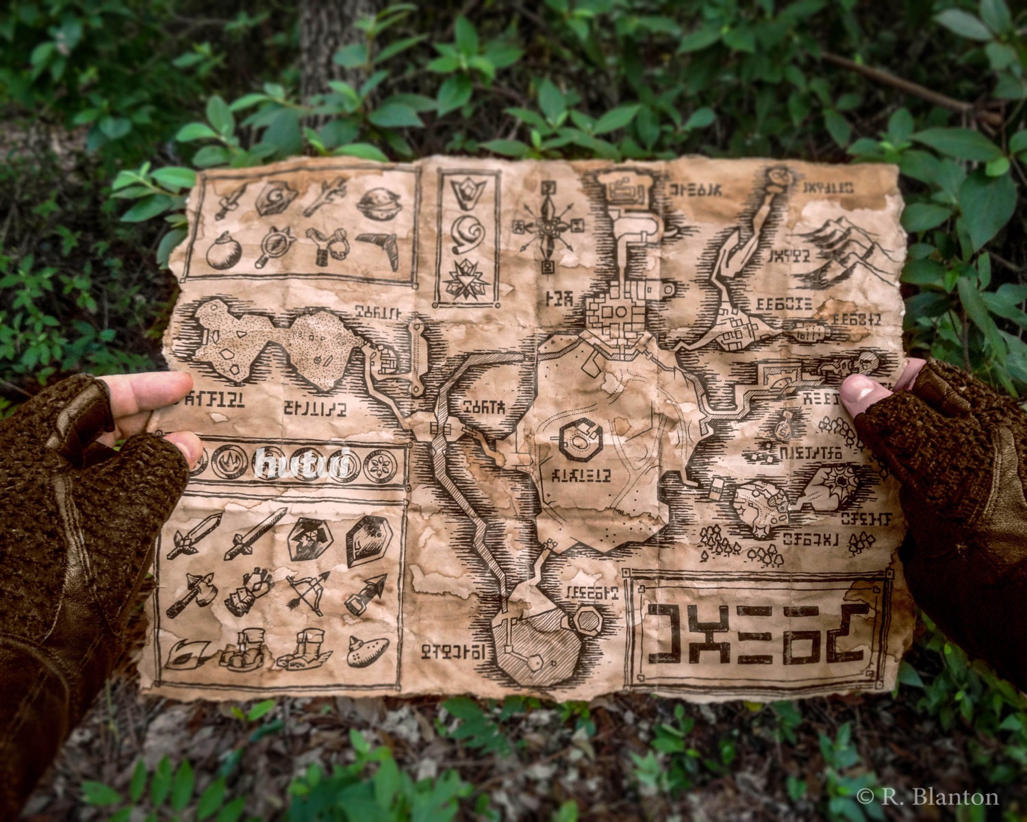 Zelda Map Hyrule Map Termina Map Legend of Zelda Ocarina - Etsy