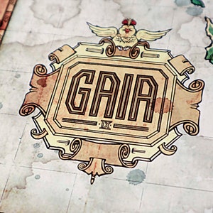 Map of Gaia From Final Fantasy IX World Map Final Fantasy | Etsy UK