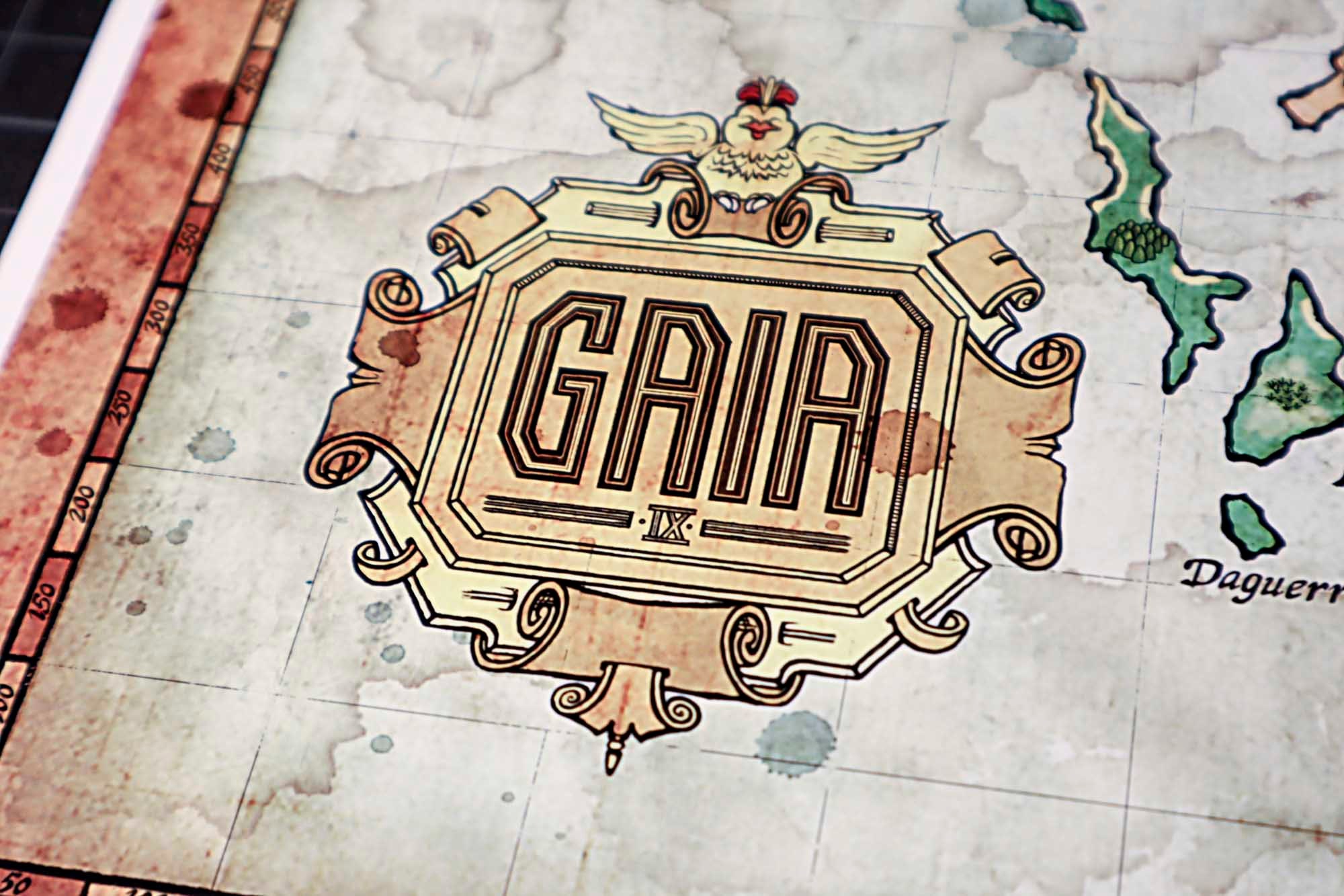 Map of Gaia From Final Fantasy IX World Map Final Fantasy | Etsy UK