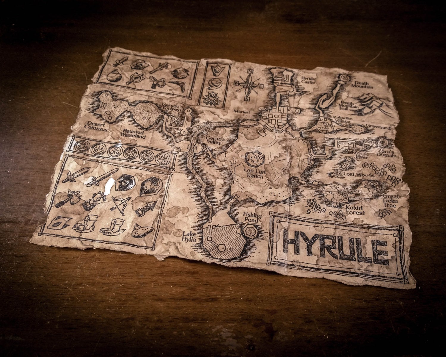 Zelda Map, Termina Map, Hyrule Map, Legend of Zelda, Majoras Mask ...