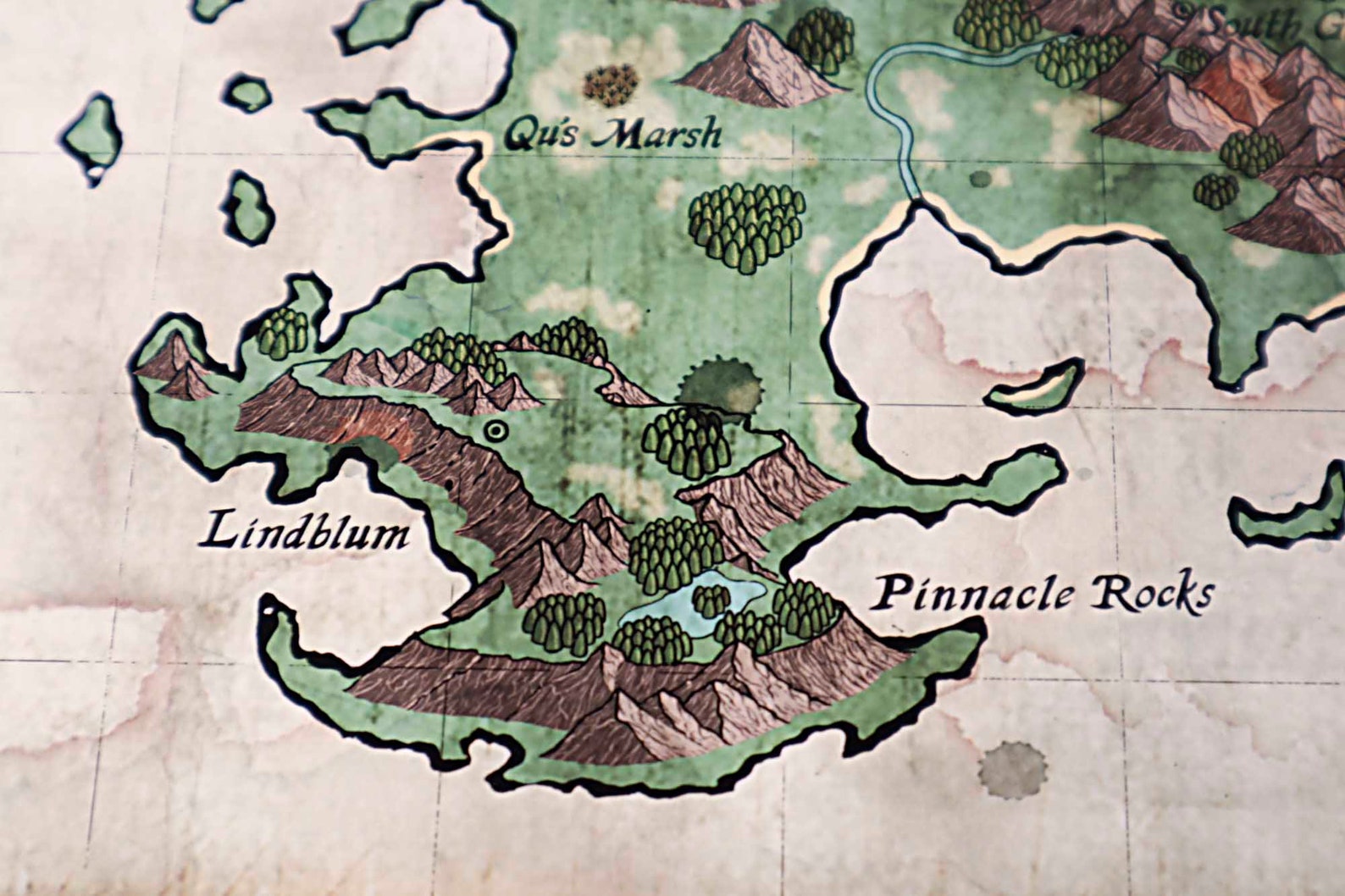 Map of Gaia From Final Fantasy IX World Map Final Fantasy | Etsy UK