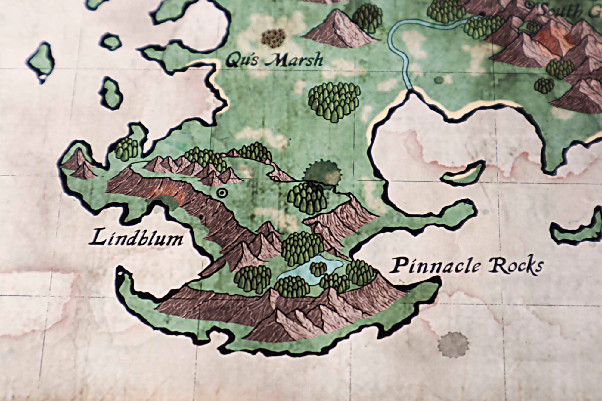 Map of Gaia From Final Fantasy IX World Map Final Fantasy | Etsy UK
