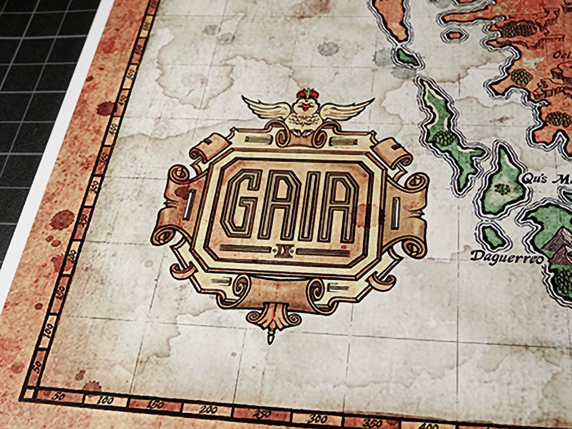 Map of Gaia From Final Fantasy IX World Map Final Fantasy - Etsy UK