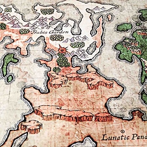 Map of the World From Final Fantasy VIII - World Map - Final Fantasy 8 ...