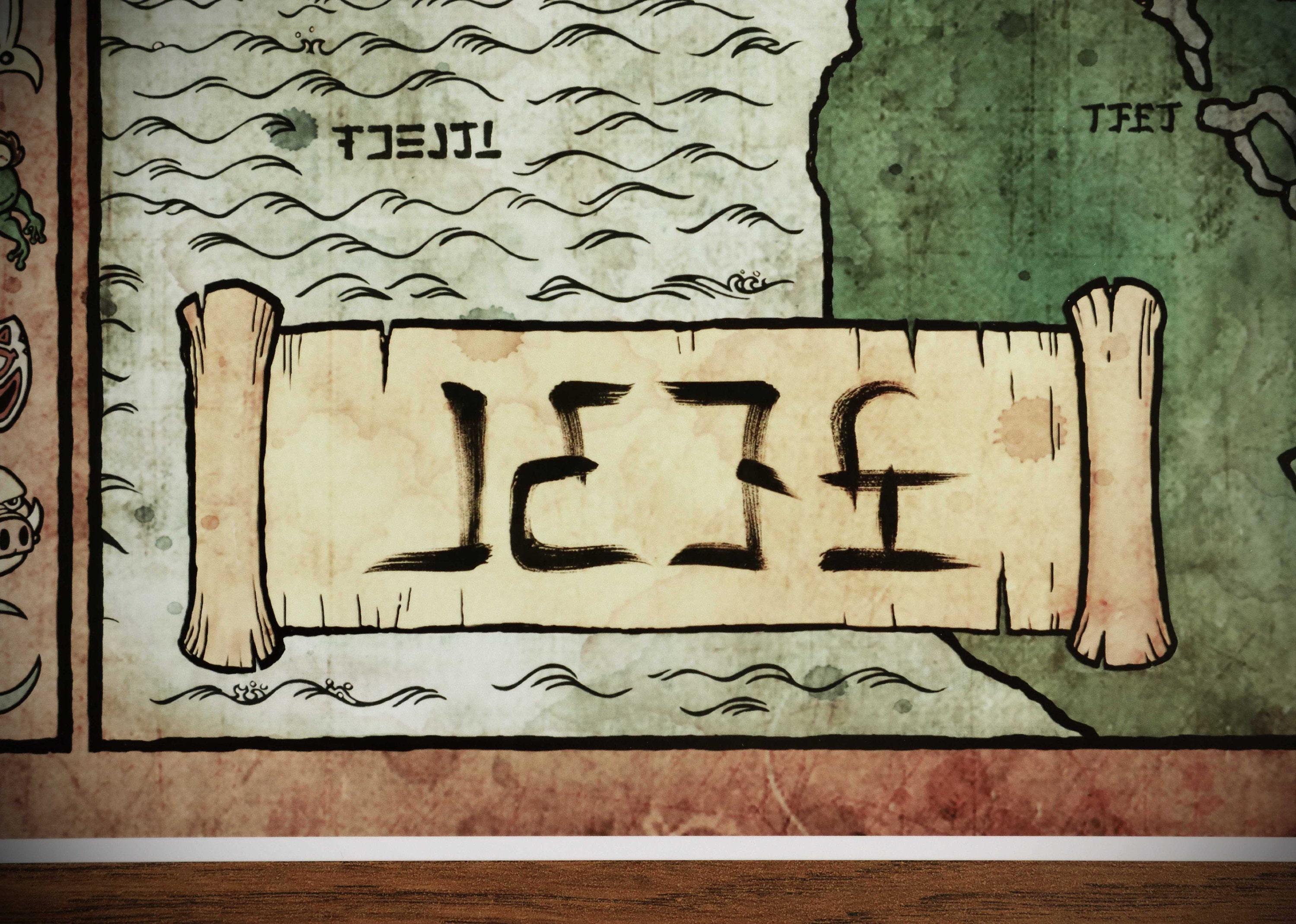 Map of Termina From Legend of Zelda Majoras Mask English or - Etsy