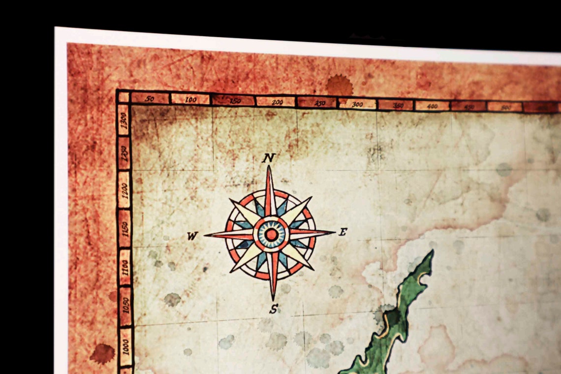 Map of Gaia From Final Fantasy VII World Map Final Fantasy - Etsy