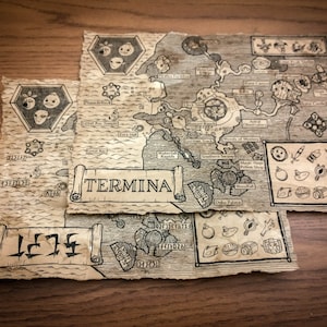 Zelda Map, Termina Map, Hyrule Map, Legend of Zelda, Majoras Mask ...