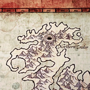 Map of Gaia From Final Fantasy VII World Map Final Fantasy - Etsy