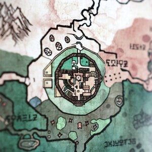 Map of Termina From Legend of Zelda, Majoras Mask - English or Hylian ...