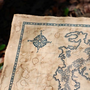 Map of the World of Balance From Final Fantasy 6, FF6, FFVI - Large and ...