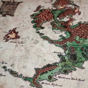 Map of Spira From Final Fantasy X - World Map - Final Fantasy 10 ...