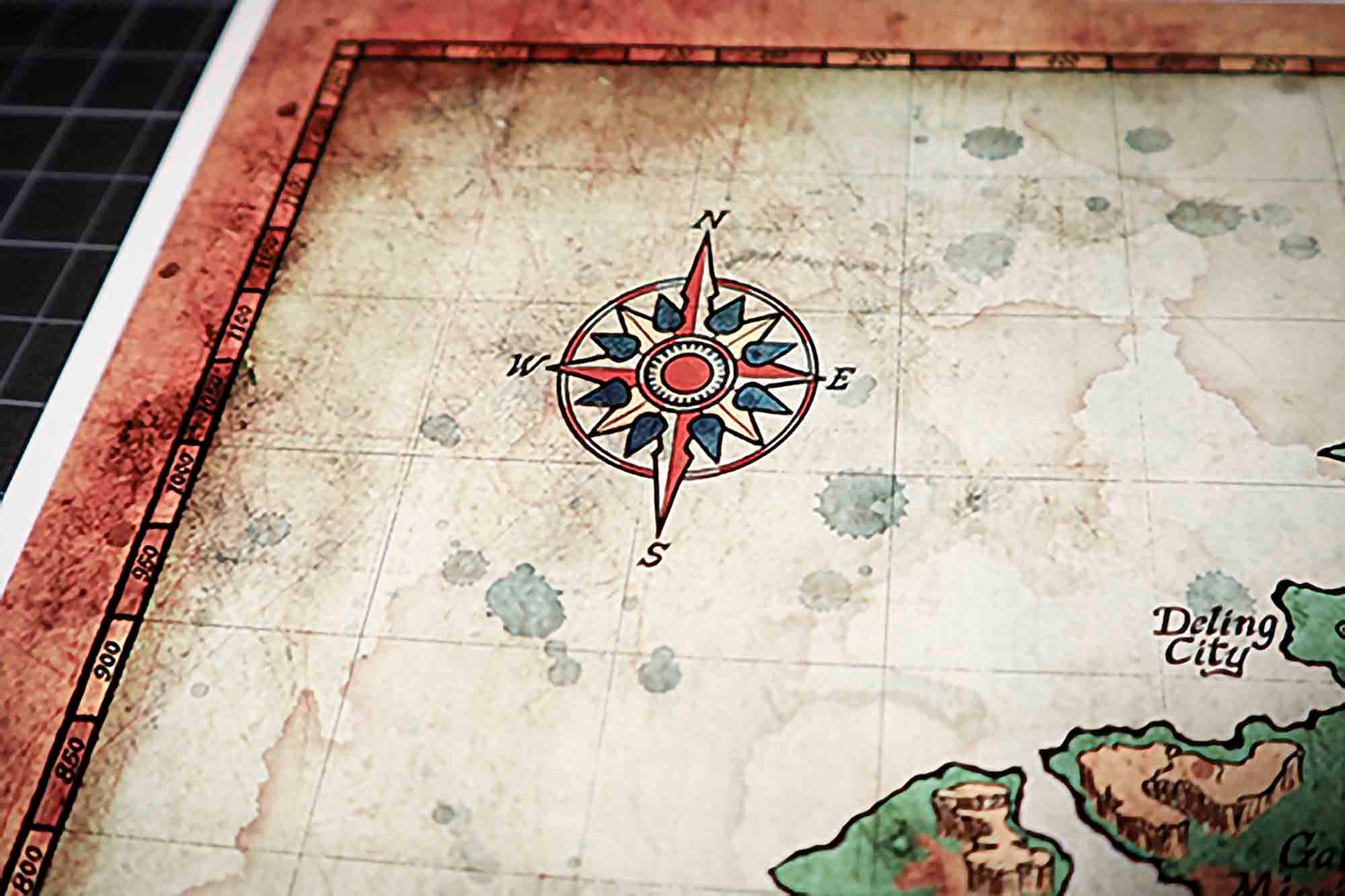 Map of the World From Final Fantasy VIII World Map Final | Etsy