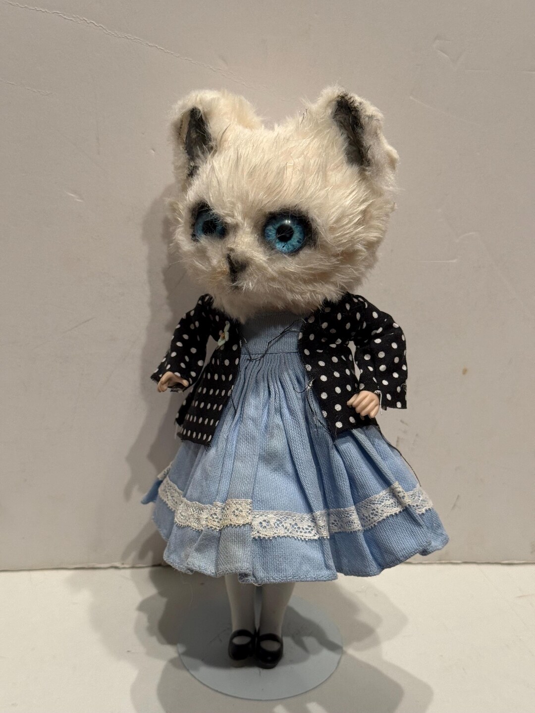 Cora Cat Textile Art Doll - Etsy