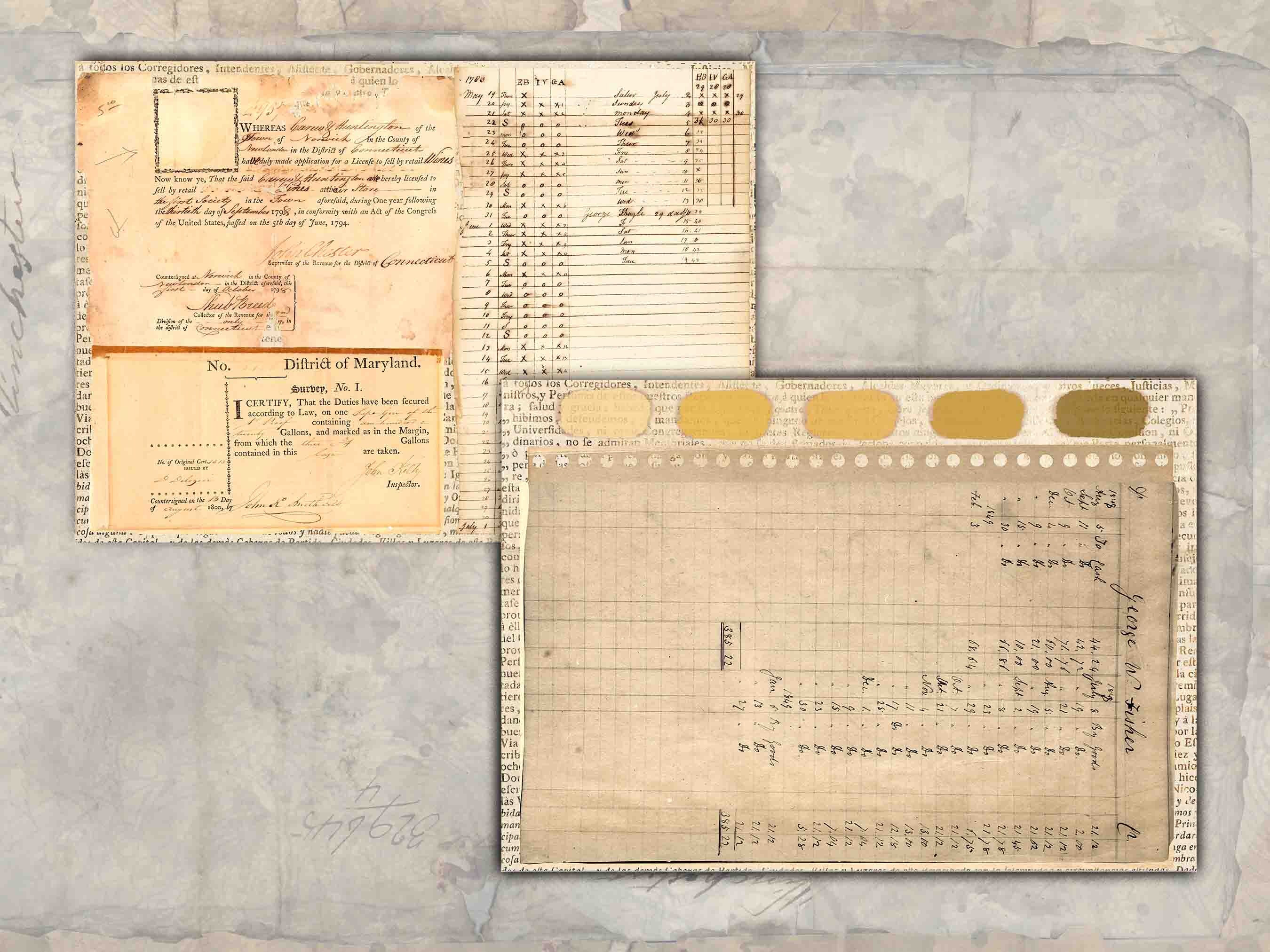 Vintage Documents Digital Paper Kit Shabby Whimsical Vintage - Etsy