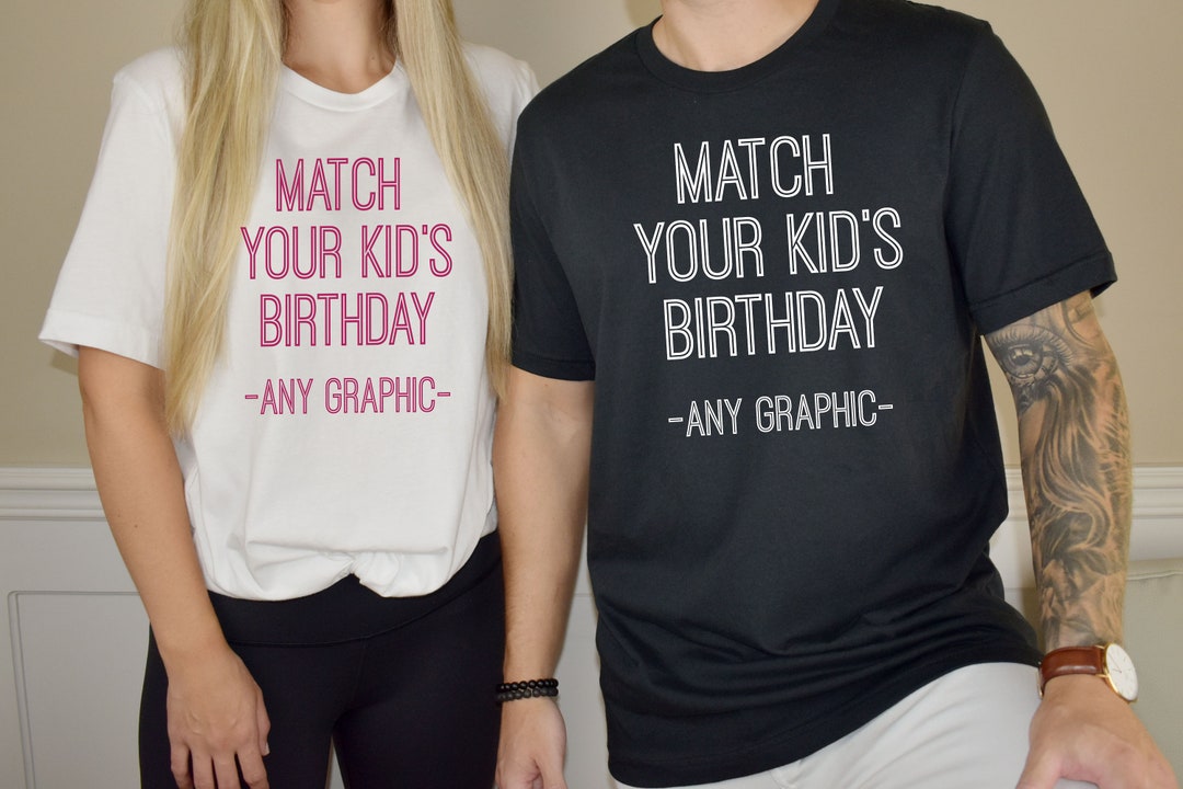 Mom and Dad Birthday Shirt, Custom Family Birthday Shirts, Match Any of ...