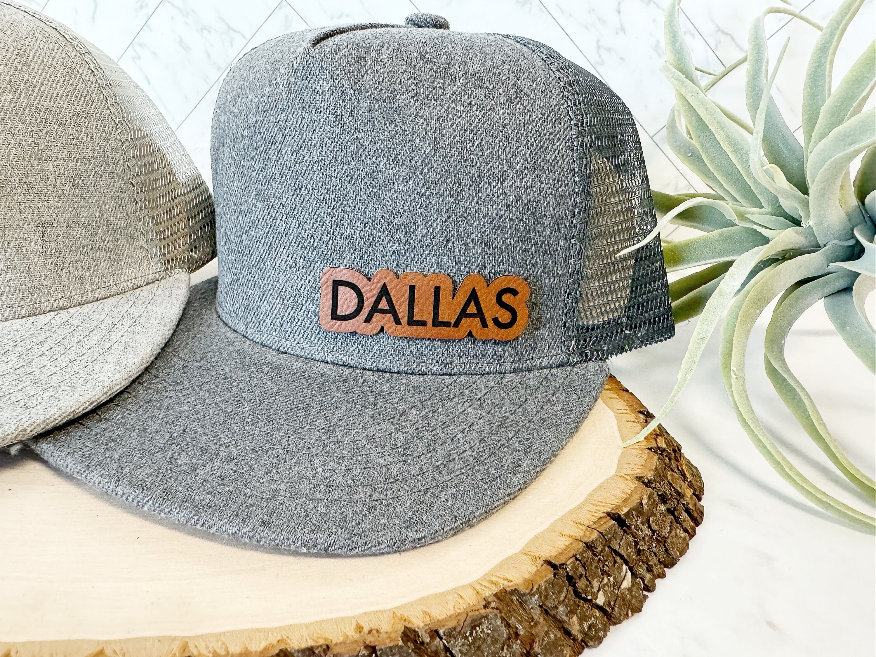 Personalized Kids Custom Hats, Leather Patch Name Hats, Infant, Toddler ...