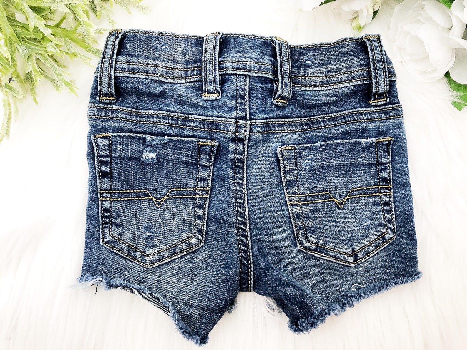 Girls Distressed Denim Shorts Baby Girl Shorts Jean Shorts - Etsy