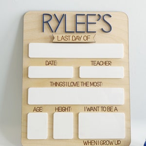 Changeable Back to School Sign and Last Day of School Sign ...