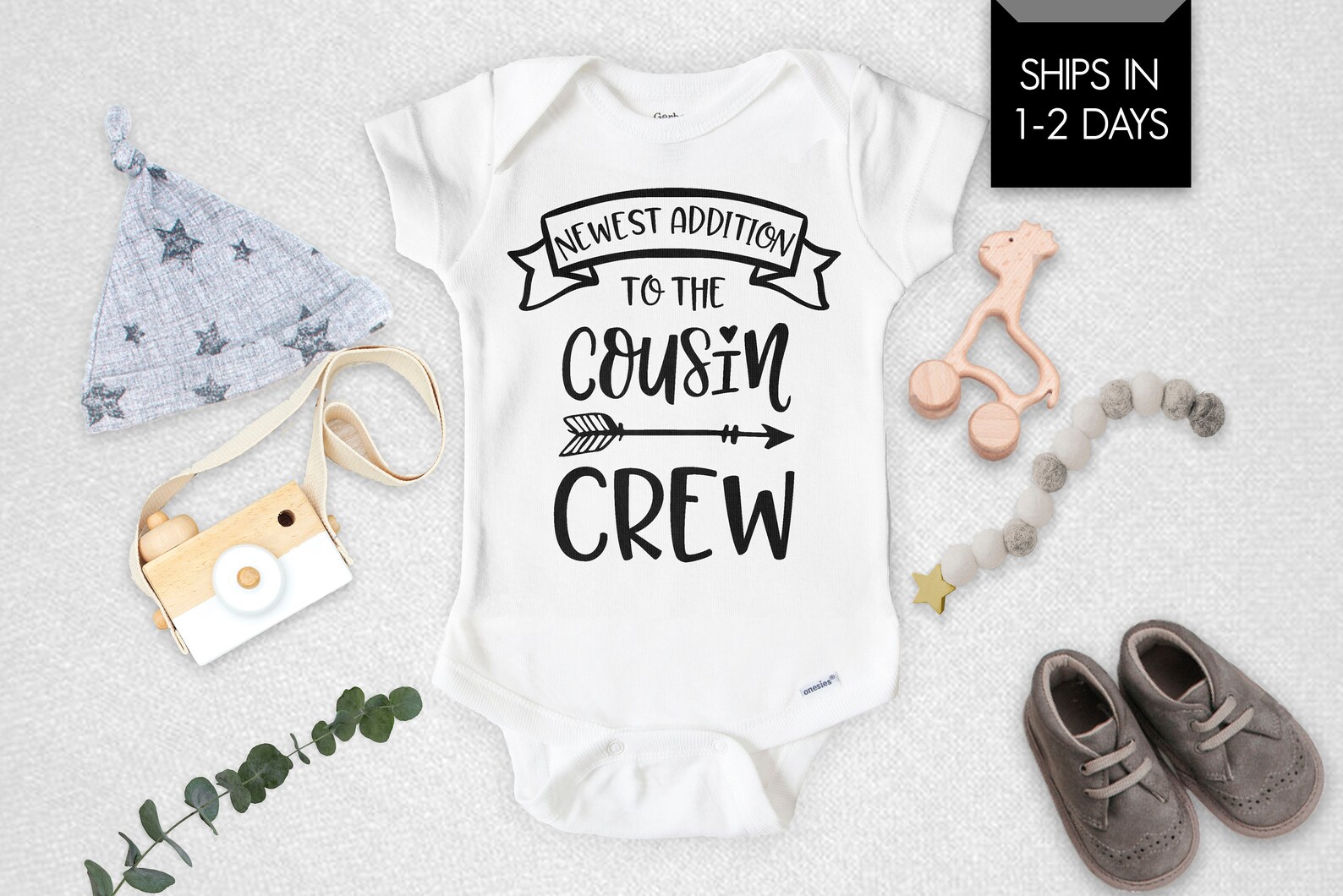 Cousin Onesie® New to the Cousin Crew Bodysuit Cousin Baby - Etsy