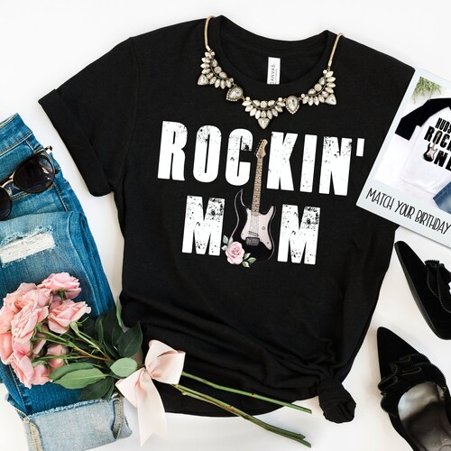 Rockin' Mom Shirt Rocking One Mom Matching Mommy and Me - Etsy