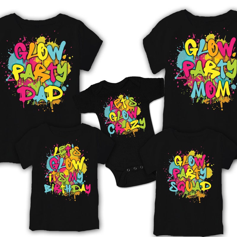 Glow Party Shirt - Etsy