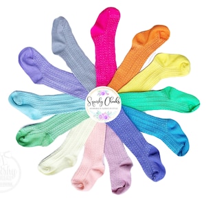 Baby Knee High Socks Baby Girl Boy Hand Dyed Rainbowcolors Socks Baby ...