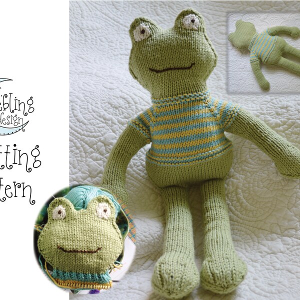 Knit Frog Pattern - Etsy
