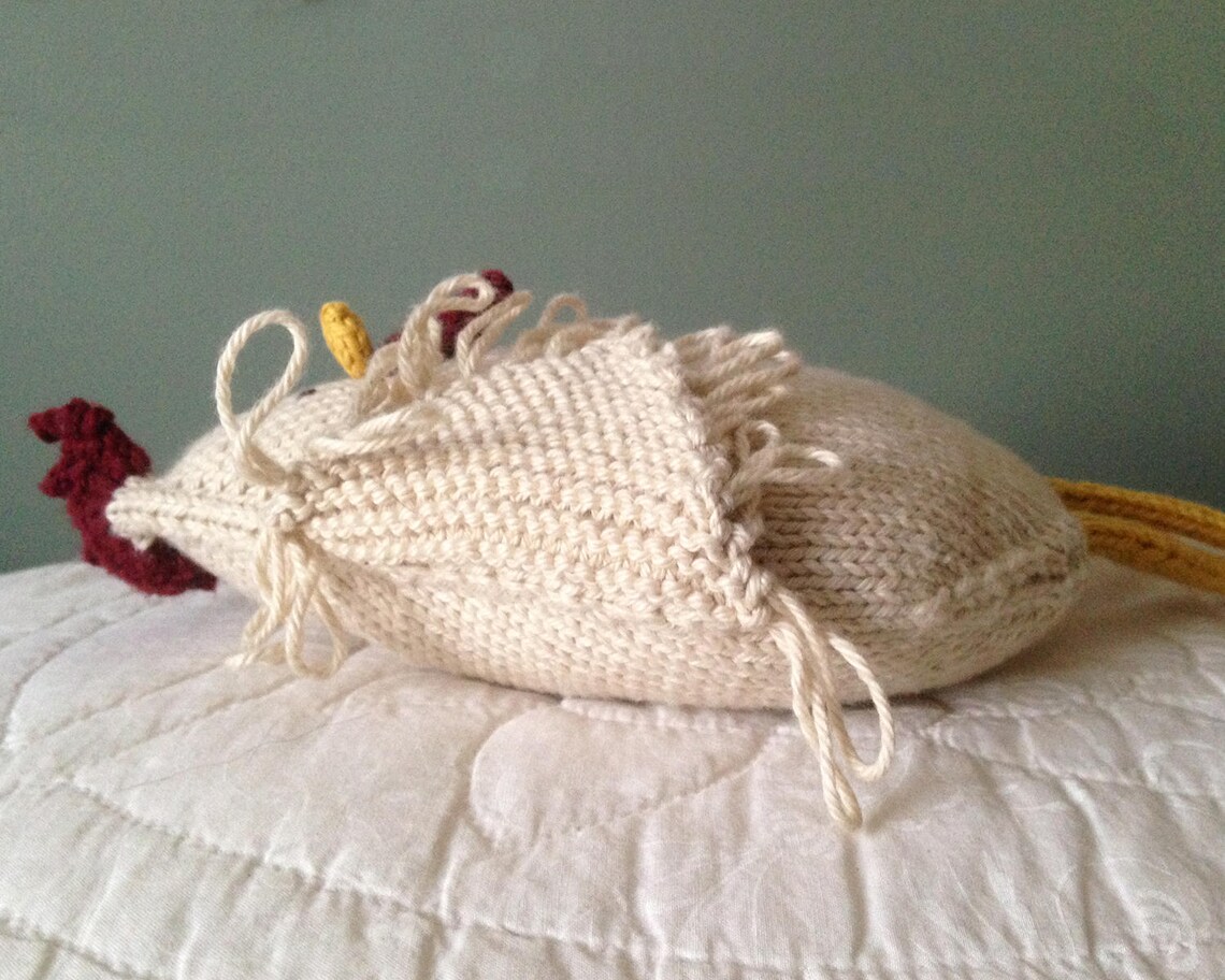 Rooster Knitting Pattern: Folk-art Heirloom Toy or Home Décor (PDF ...