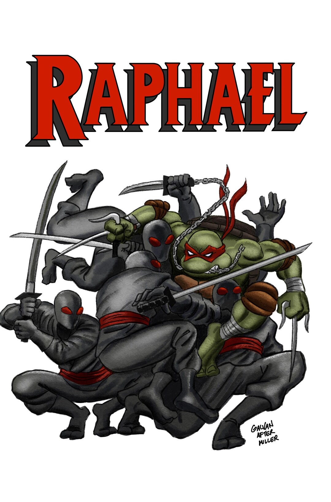 Teenage Mutant Ninja Turtles #1: Raphael Wolverine Homage Variant Cover ...