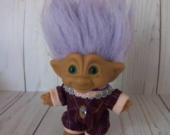 Purple Hair Troll | Etsy