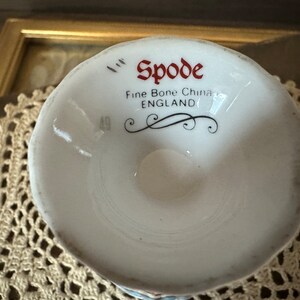 Spode Trapnell Sprays Single Egg Cup~ Elegant ~ Super Rare~ Excellent Condition Made in England ...