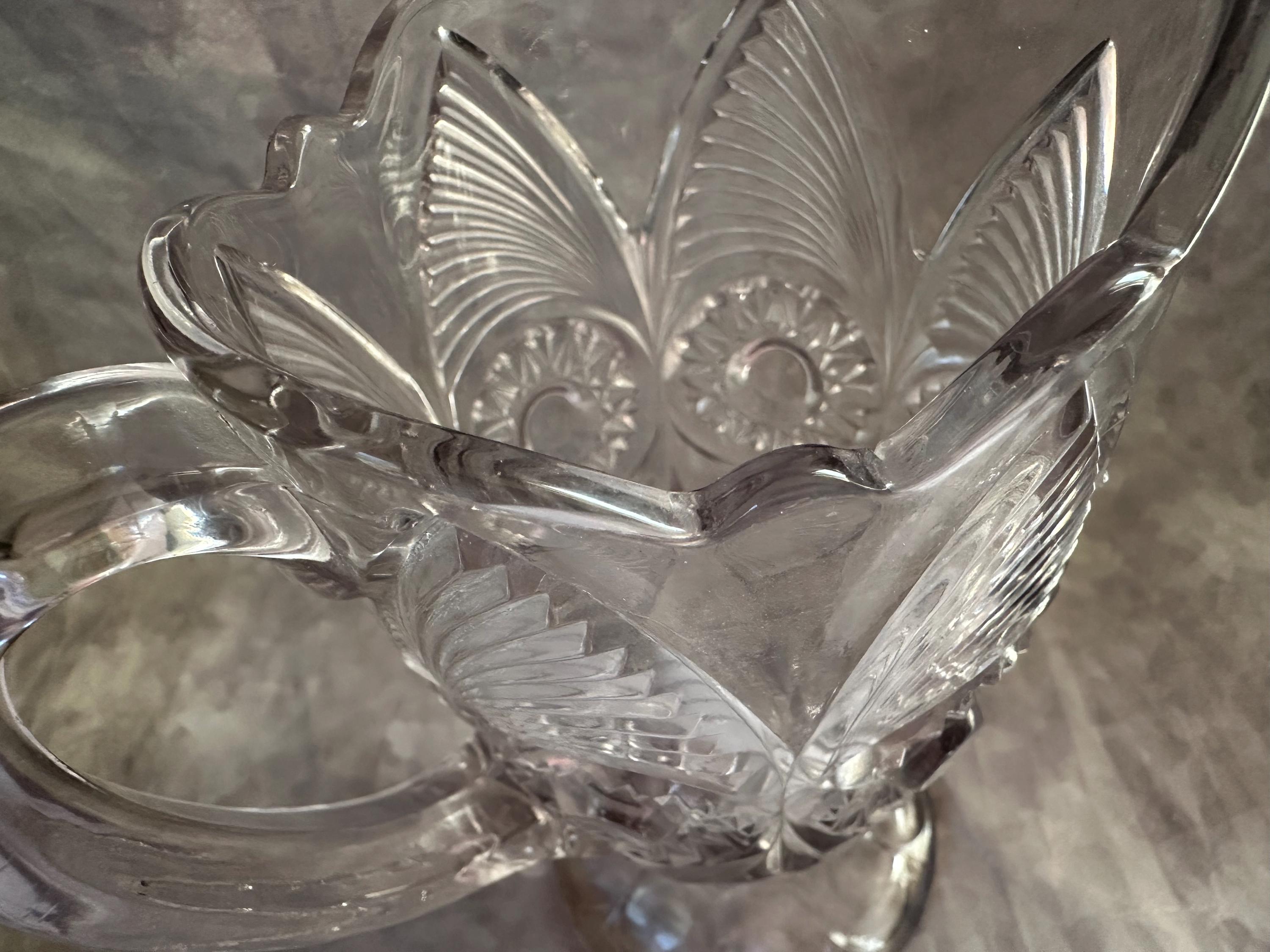 Antique EAPG Bulls Eye and Fan - Water Pitcher - US Glass Co. - Crystal ...