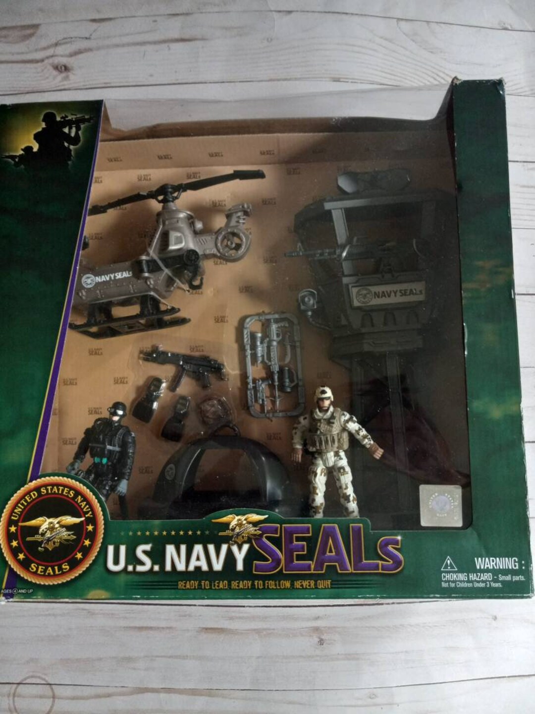 U.S. Navy SEALS Figurines, Unused~ Action Figure Men Helicopters ...