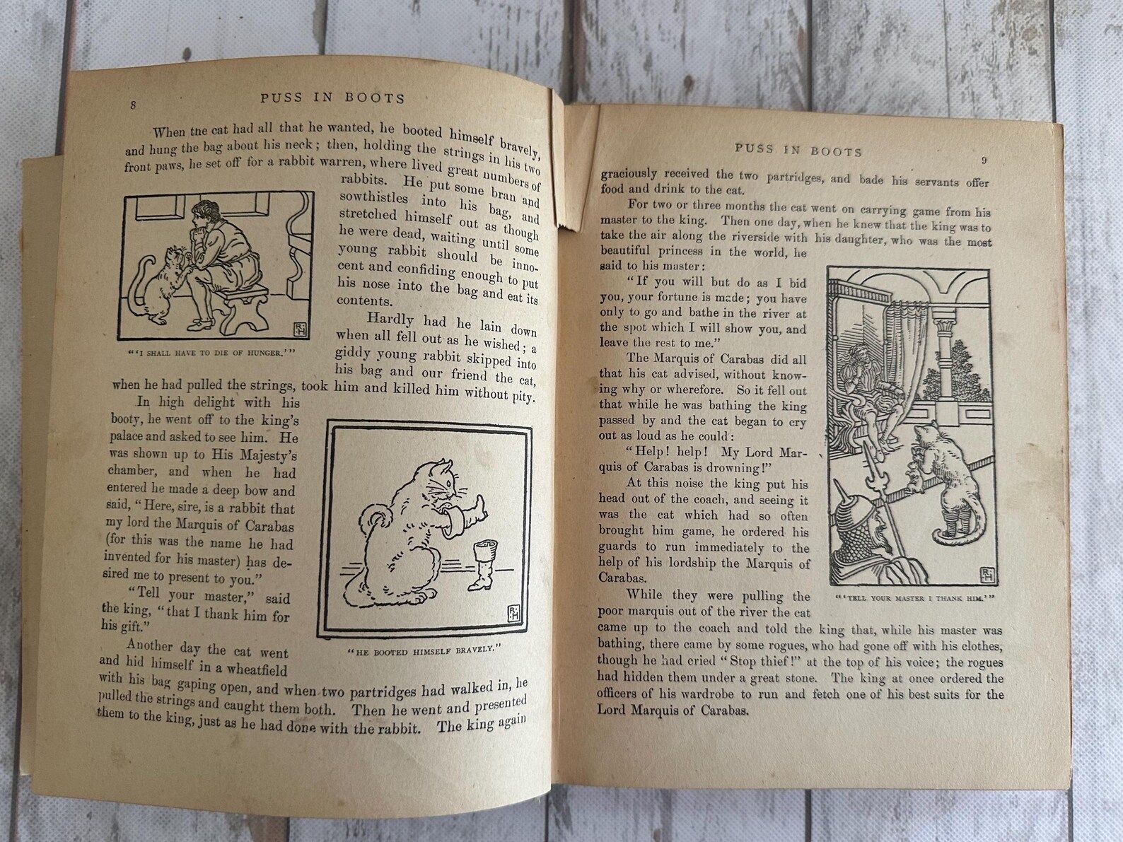 Mother's Yellow Fairy Tale Book ~ Antiquarian Hardcover 1905~ Worn ...