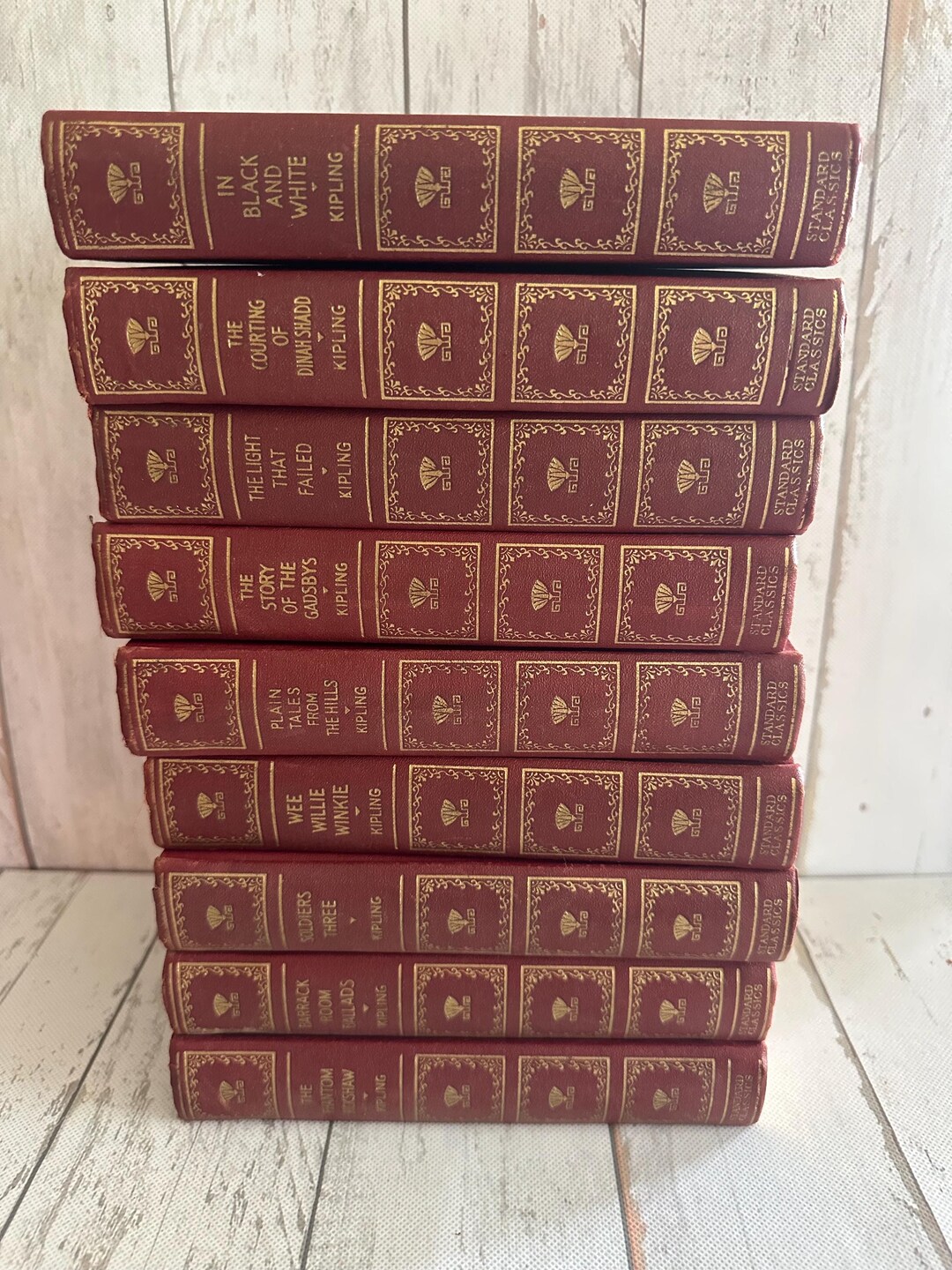 Rudyard Kipling Vintage 1930's Collection~ 10 Vol. Punjab Edition ...