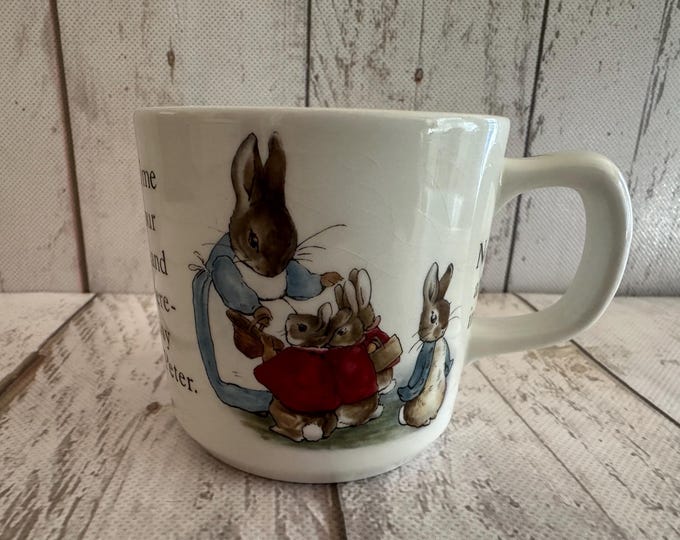Wedgwood Beatrix Potter Peter Rabbit Single Handled Children's Cup ...