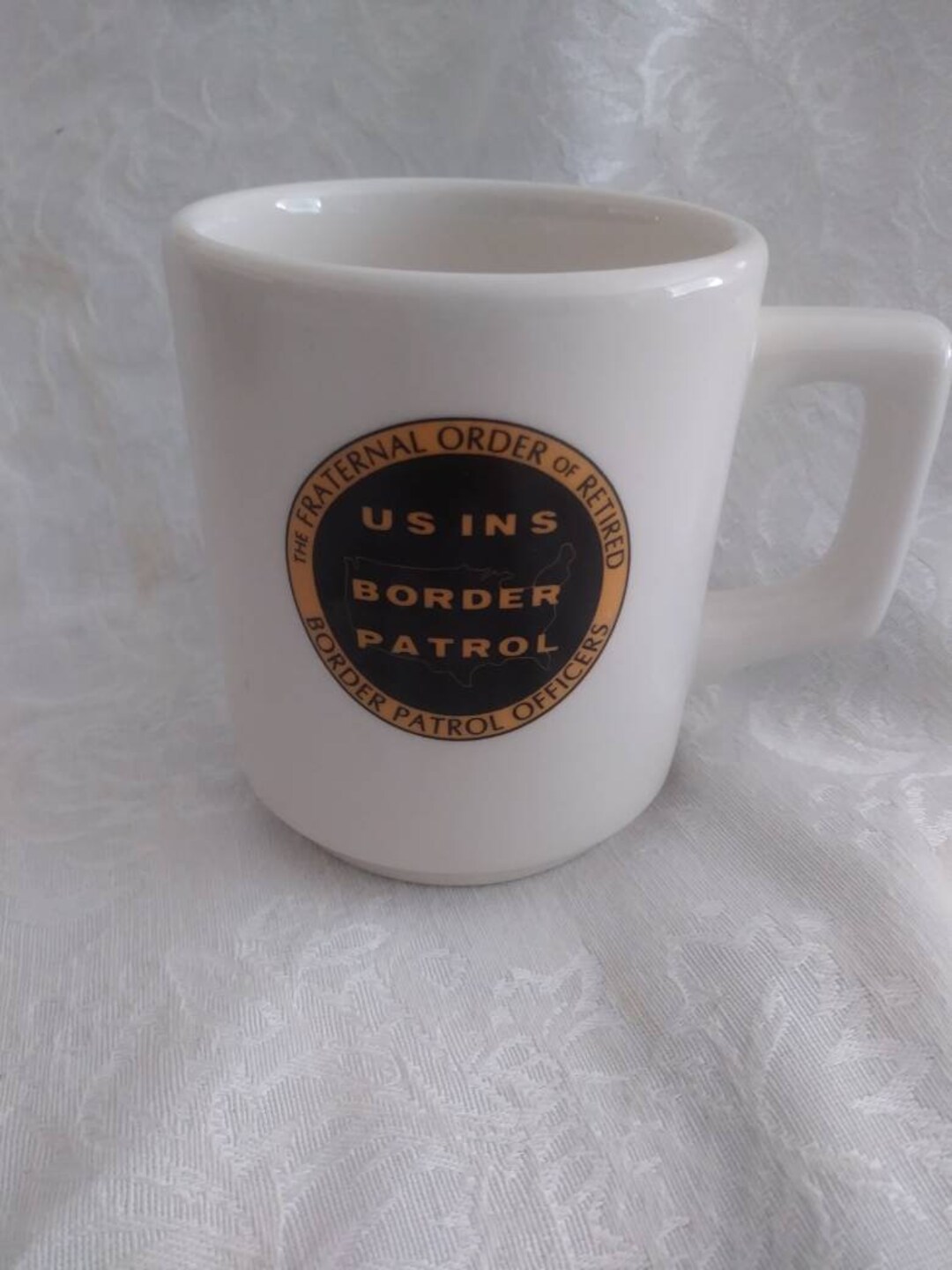 US Border Patrol Buffalo China Restaurant Mug~ El Paso 1996~ FREE SHIP ...