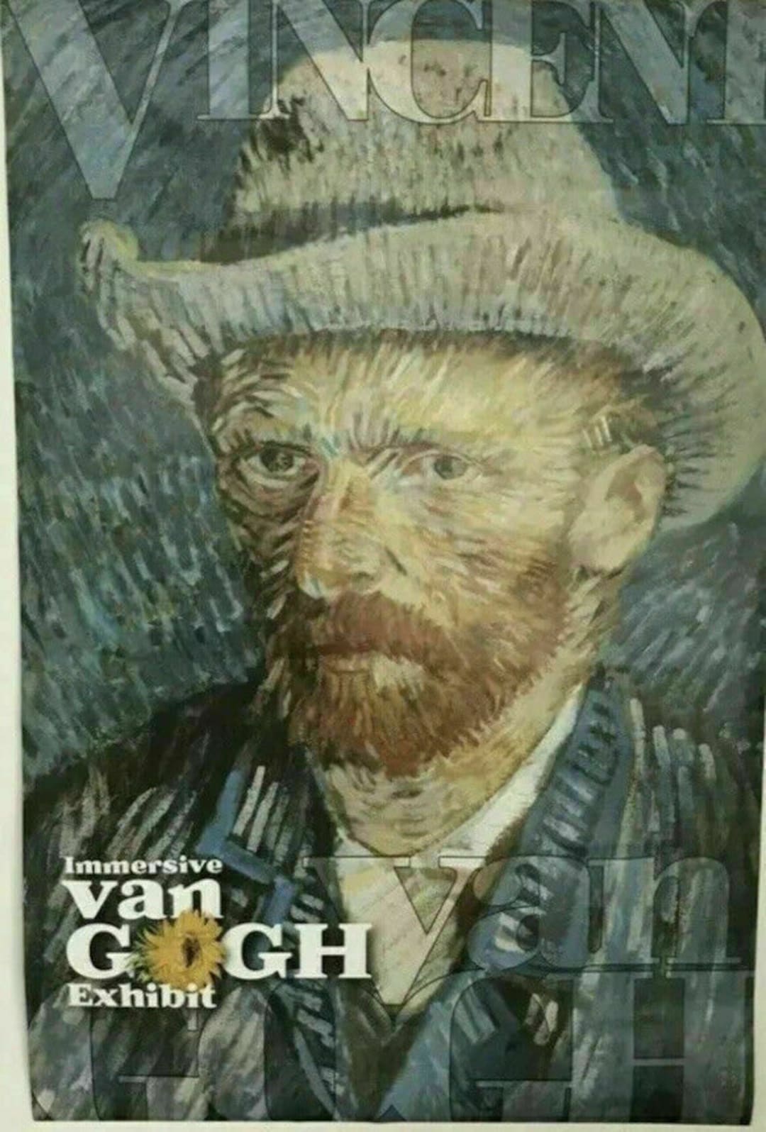 Vincent Van Gogh Poster-self Portrait-immersive Exhibit- 24" X 36 ...