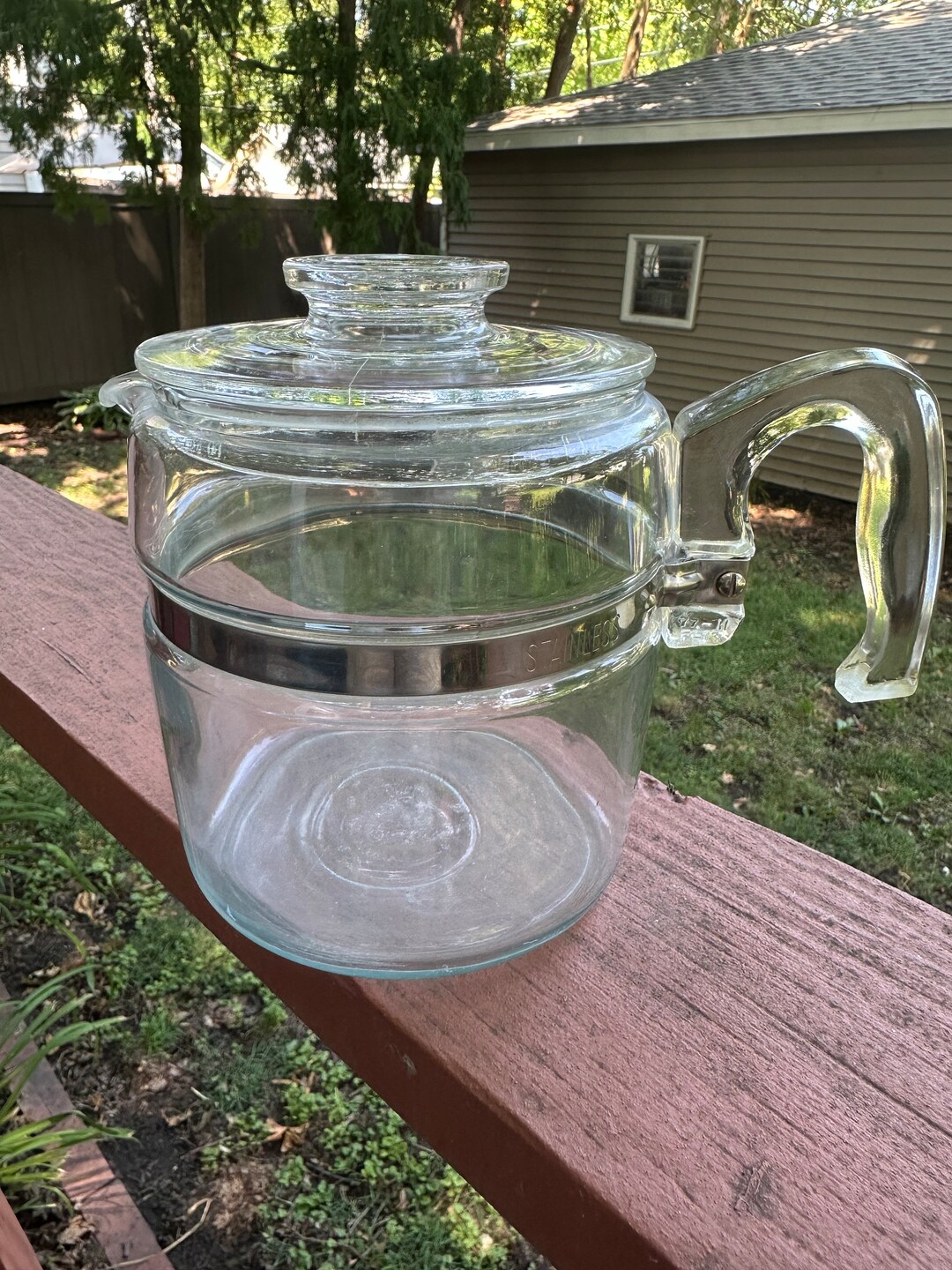 Pyrex Flameware 7756 ~ 6-cup Glass Coffee Pot~ Retro Kitchen~ Mid ...