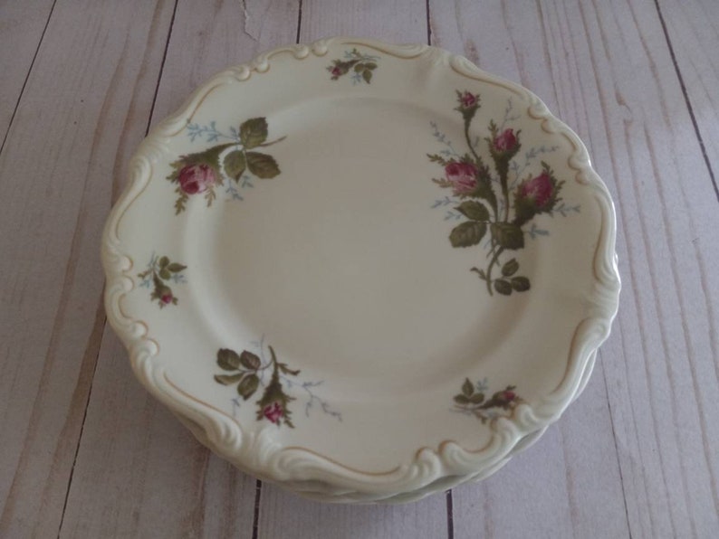 Vintage Rosenthal Selb Germany Pompadour Moss Rose 6 3/8 - Etsy