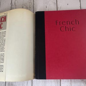 French Chic~ How to Dress Like a Frenchwoman~ 1988 Hardcover W ...