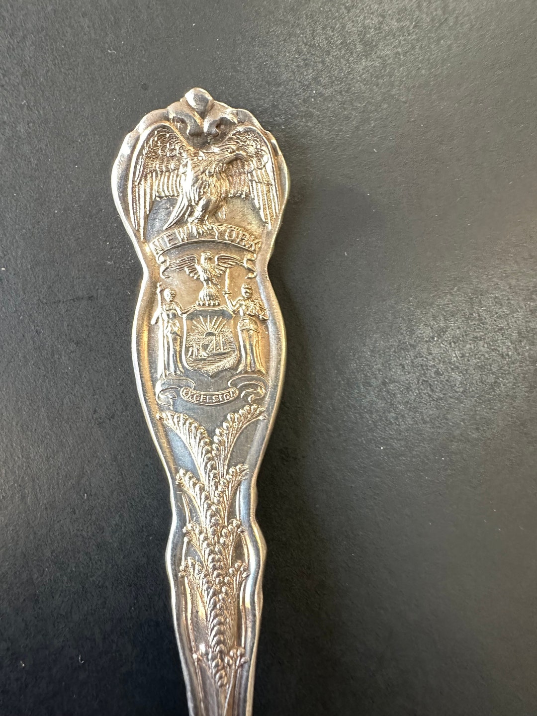 Vintage New York Souvenir Spoon Excelsior NYC Rogers Brothers IS~ 6 ...