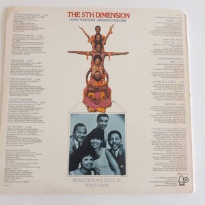 The 5th Dimension Record 1973 "living Together Growing Together" Vinyl ...